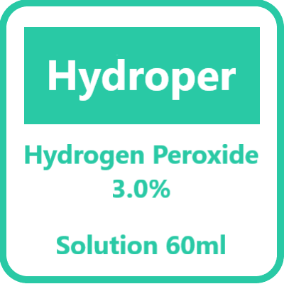 HYDROPER Hydrogen Peroxide 3.0% Solution 60mL price in the Philippines ...