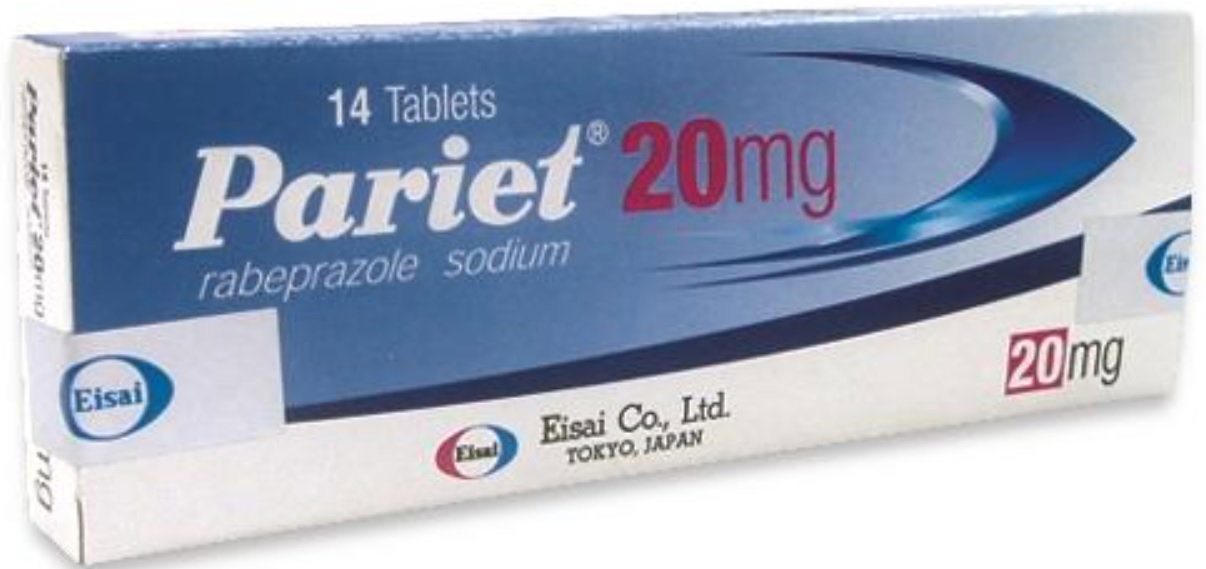 PARIET Rabeprazole Sodium 20mg Tablet 1's price in the Philippines ...