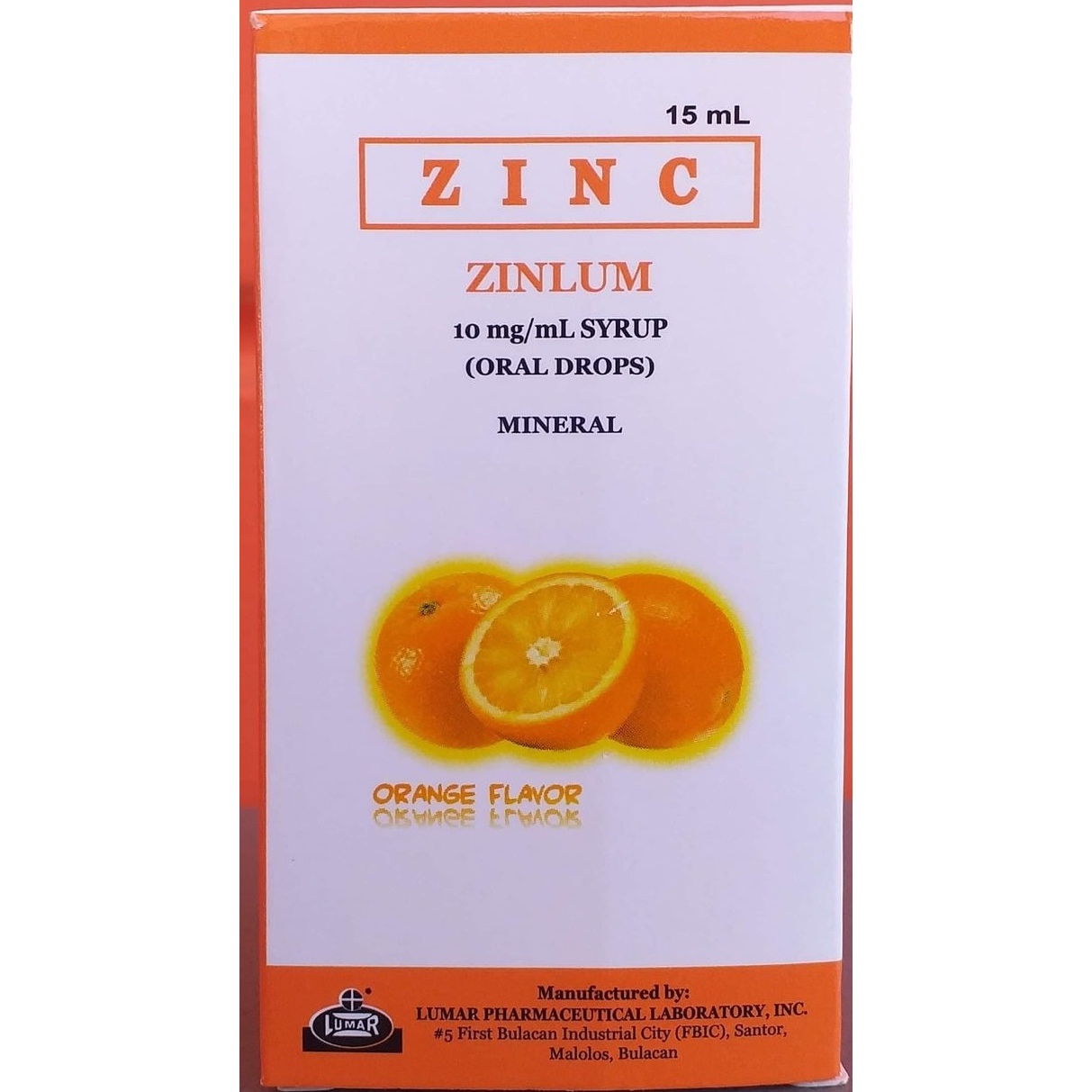 ZINLUM Zinc Sulfate Monohydrate 10mg / mL Syrup (Oral Drops) 15mL ...