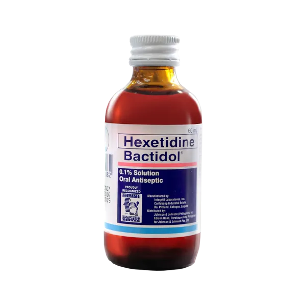 BACTIDOL Hexetidine 0.1% Solution 60mL price in the Philippines ...